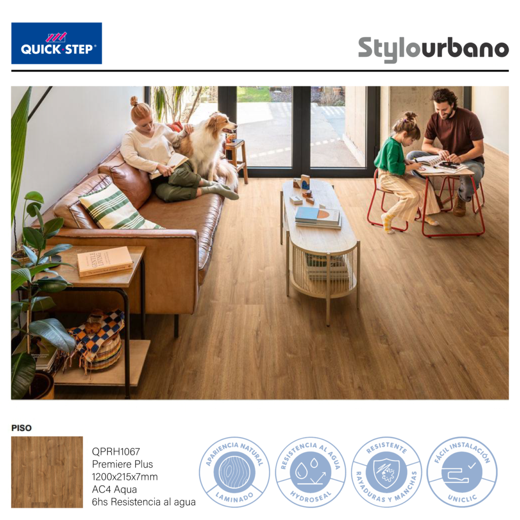 Promo!! Piso flotante QuickStep Premiere Aqua 1067 $ 24.900m2 – StyloUrbano